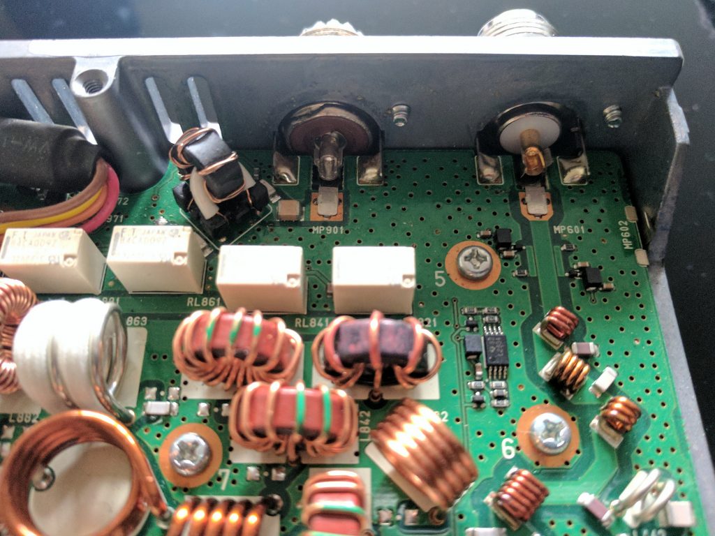 Icom 7100 VHF/UHF changed to N-Type socket – M0TAZ