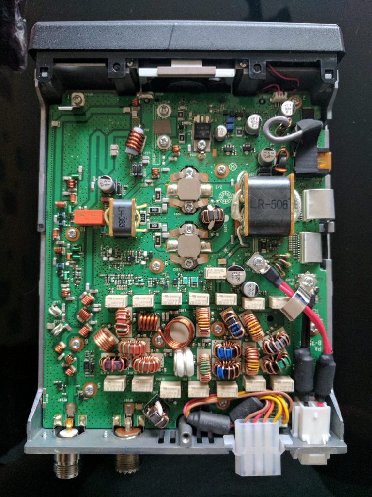 Icom 7100 VHF/UHF changed to N-Type socket – M0TAZ