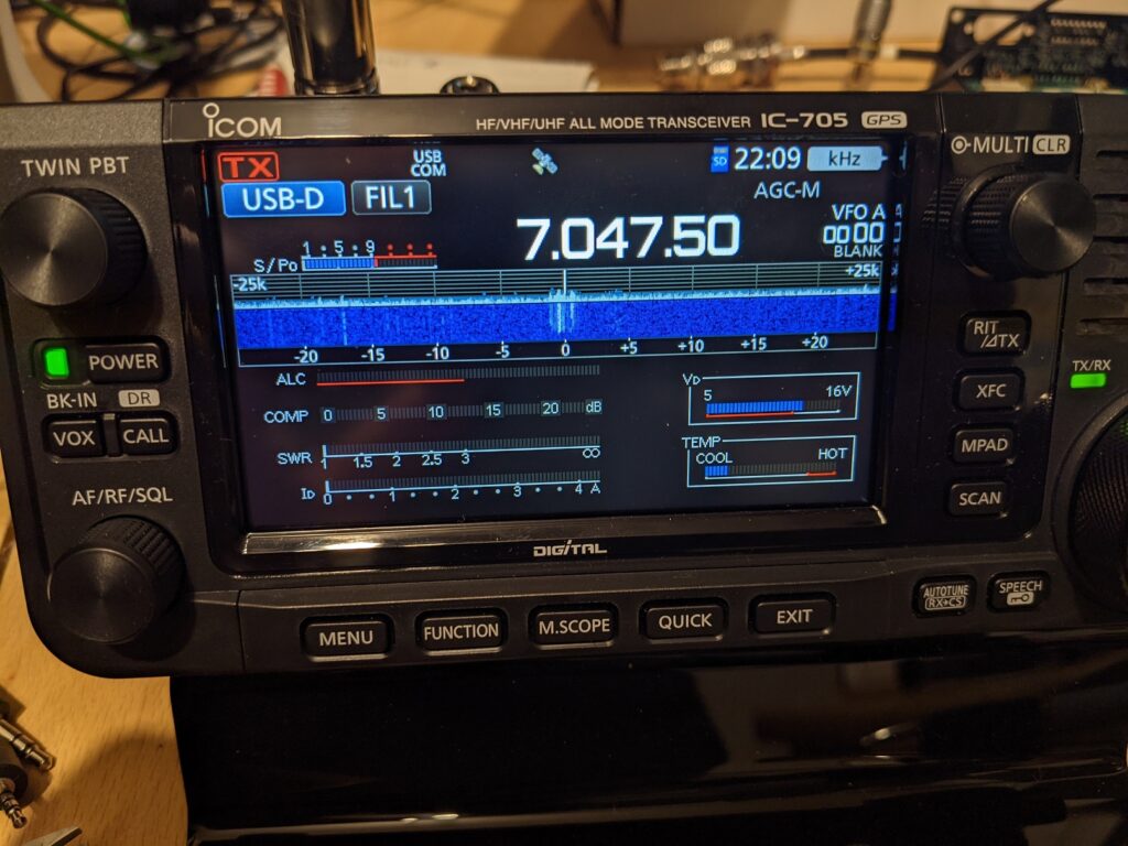 Icom 705 RF Power Review and initial thoughts. – M0TAZ